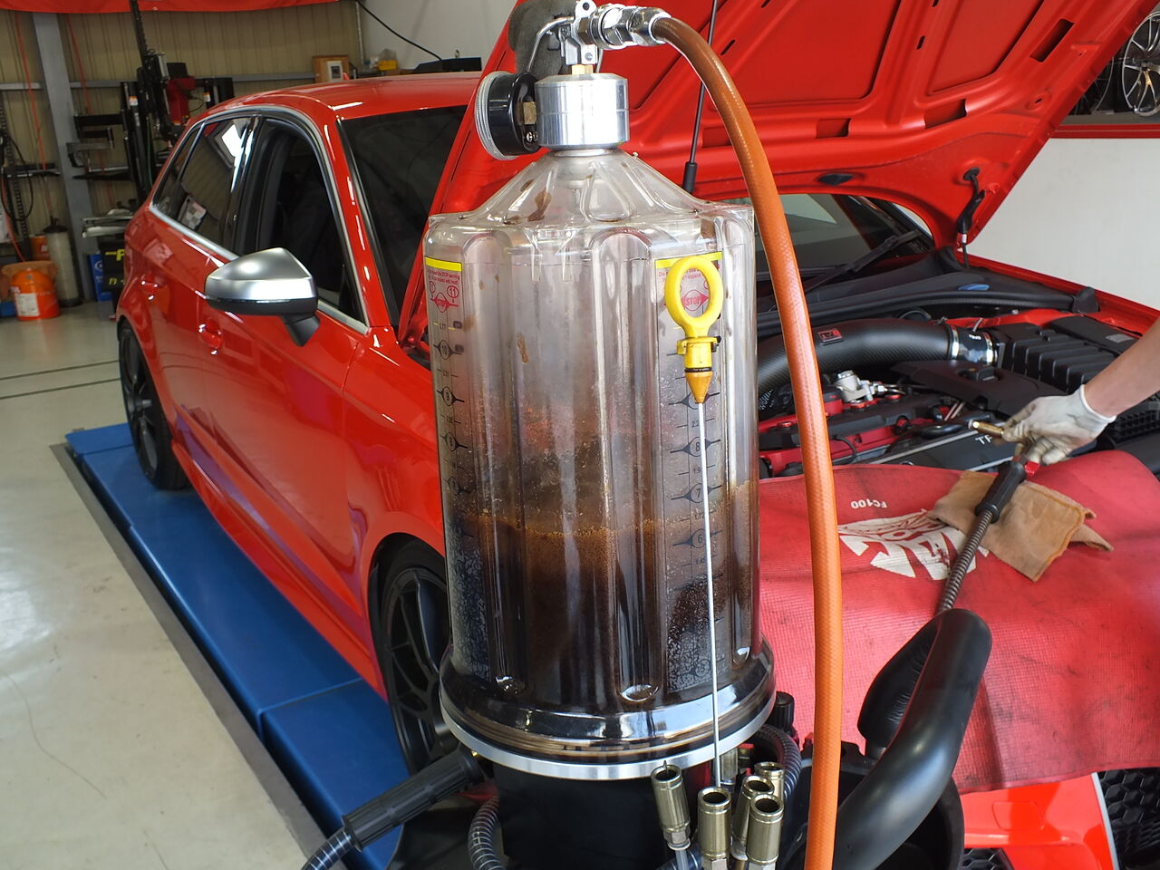 イシカワエンジニアリング スタッフブログ:AUDI RS3 × MOTUL Engine Oil 300V CHRONO 10W40