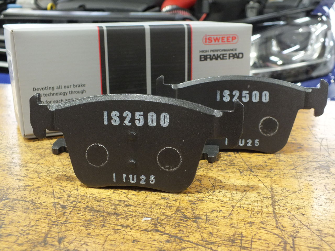 イシカワエンジニアリング スタッフブログ:GOLF7 R × iSWEEP BRAKE PAD IS2500