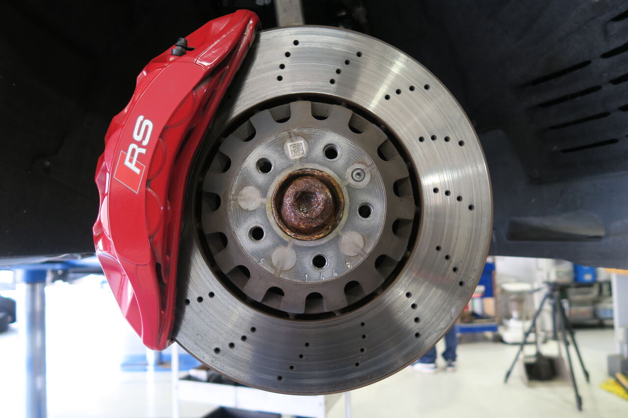 イシカワエンジニアリング スタッフブログ:RS4 B9 × iSWEEP Brake Pad IS1500