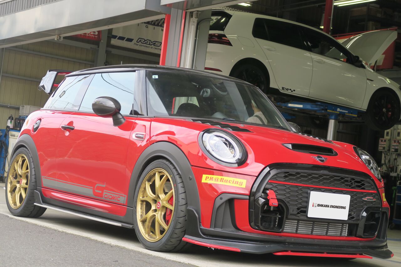 イシカワエンジニアリング スタッフブログ:MINI F56 JCW LCI × ADVAN AD09 & NM Engineering ...