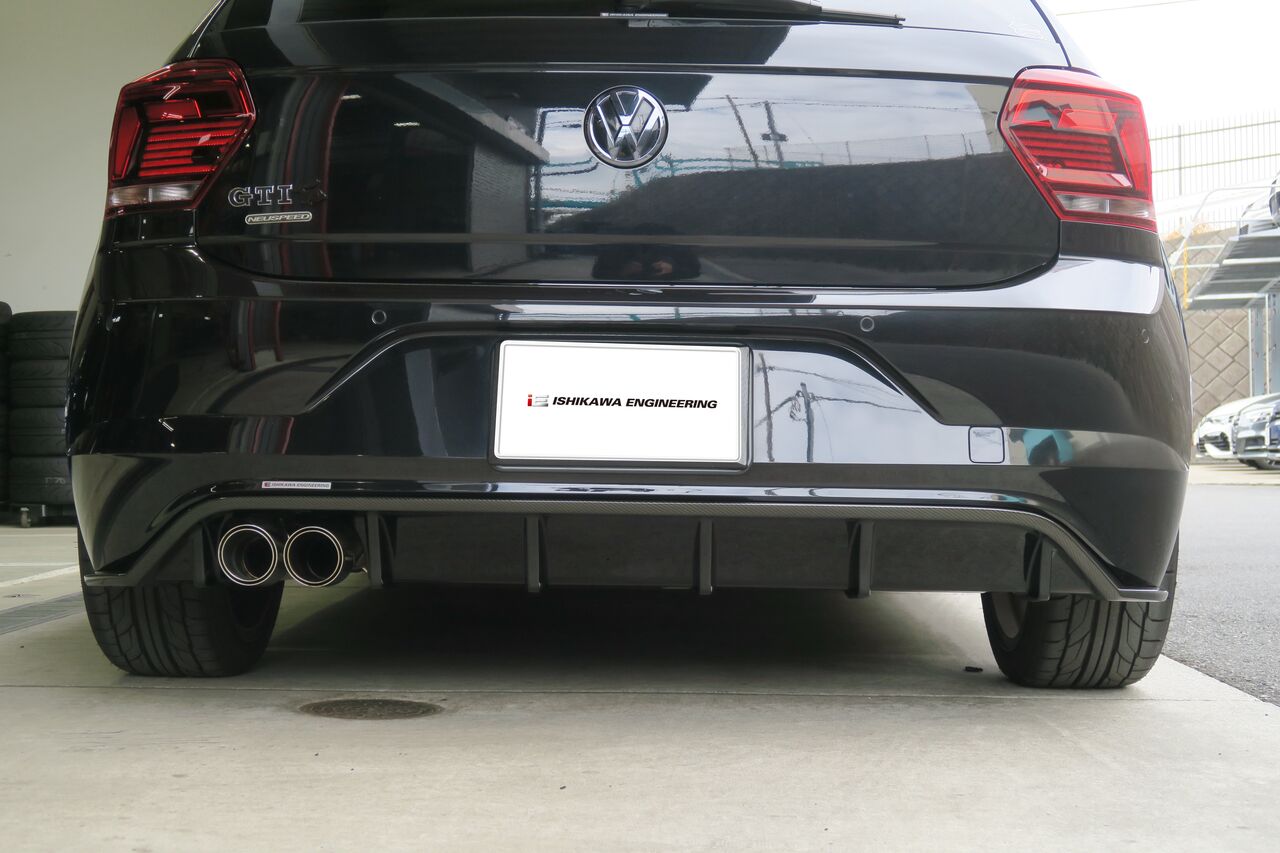 イシカワエンジニアリング スタッフブログ:VW POLO AW GTI × iSWEEP Rear Diffuser DTM Style