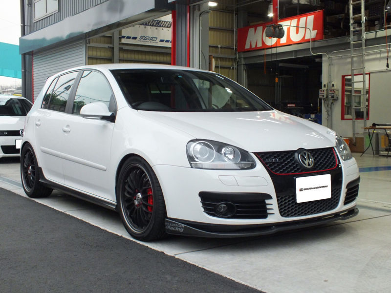 イシカワエンジニアリング スタッフブログ:GOLF5 GTI × cpm Reinforcement & Blue Mirror