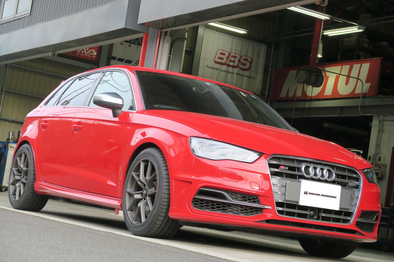 イシカワエンジニアリング スタッフブログ:AUDI S3 (8V) Sportback × NEUSPEED RSe10 + HANKOOK ...