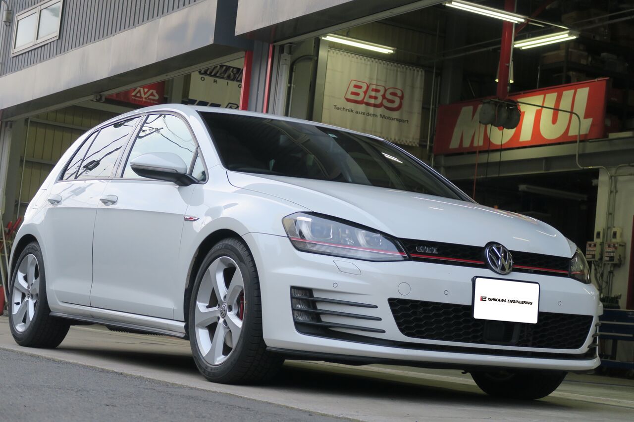 イシカワエンジニアリング スタッフブログ:VW GOLF7 GTI × 車検整備 + iSWEEP m7 & SUPER DOT4