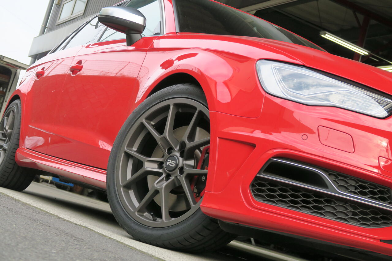 イシカワエンジニアリング スタッフブログ:AUDI S3 (8V) Sportback × NEUSPEED RSe10 + HANKOOK ...