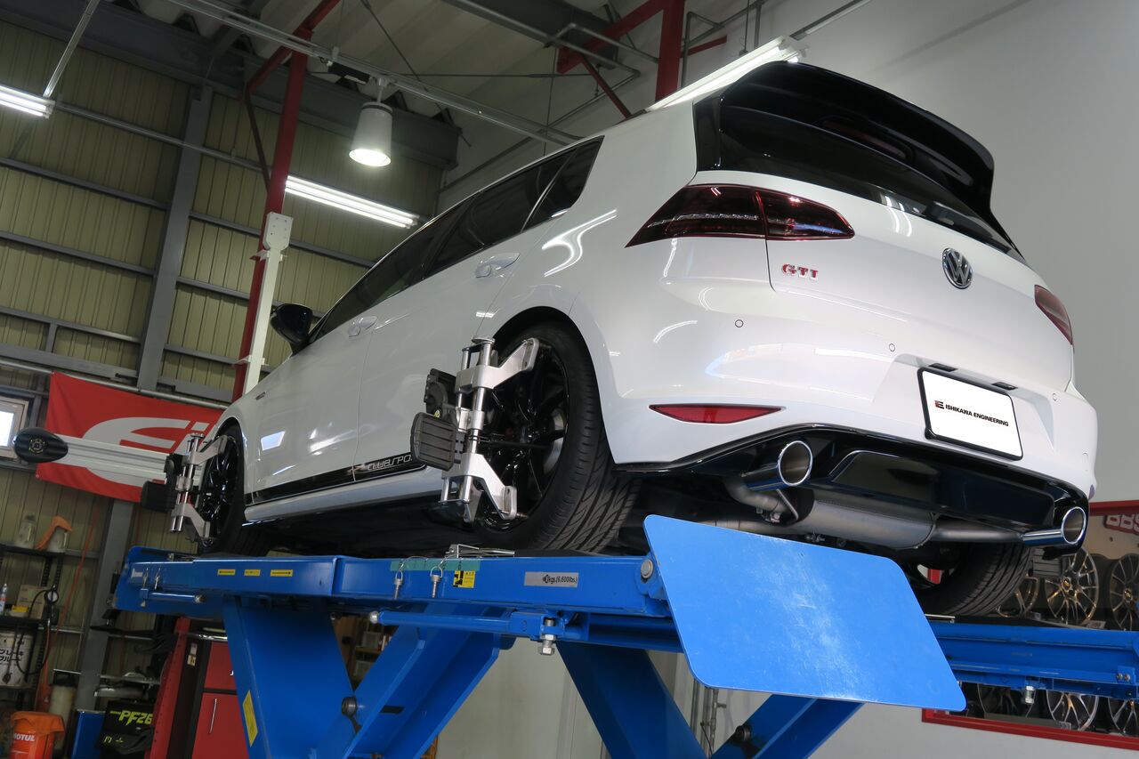 イシカワエンジニアリング スタッフブログ:VW GOLF7 GTI Clubsports × Alignment Adjust