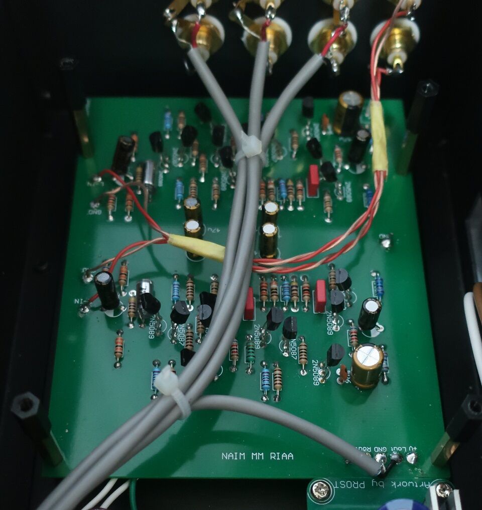 NAIM MC RIAA Clone （2） アンプ組込 : IIIkun_15のオーディオ戯言blog