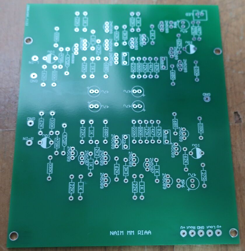 本日の着弾品20240422 Phono EQ Amp Kit（NAIM MM RIAA Clone） : IIIkun_15のオーディオ戯言blog
