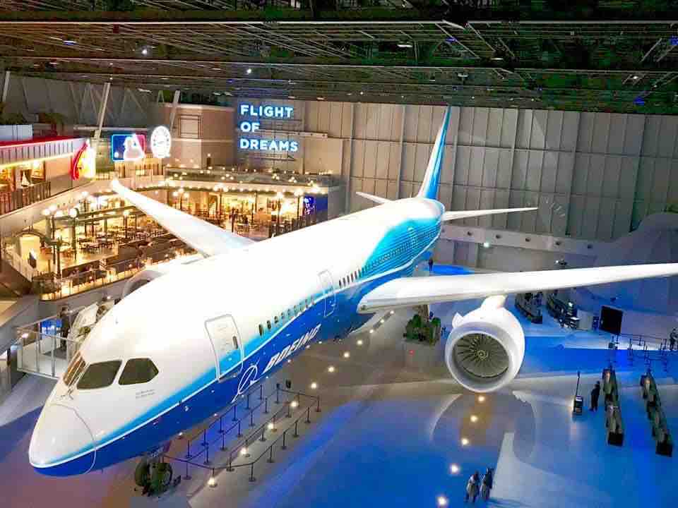 ボーイング787初号機を見に行きました : つれづれ日記 ボーイング787初号機を見に行きました : つれづれ日記