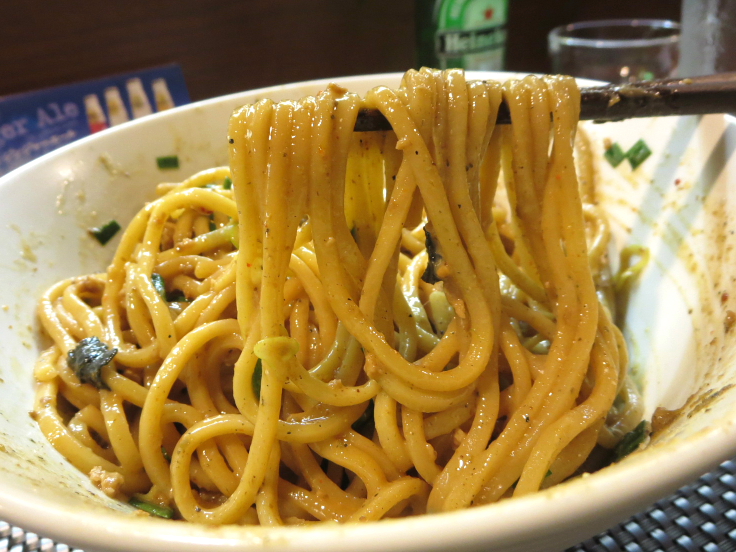 RETURN OF THE FUNKY 麺 : BumBun Blau Cafe with BeeHive＠旗の台 「台湾まぜそばセット」
