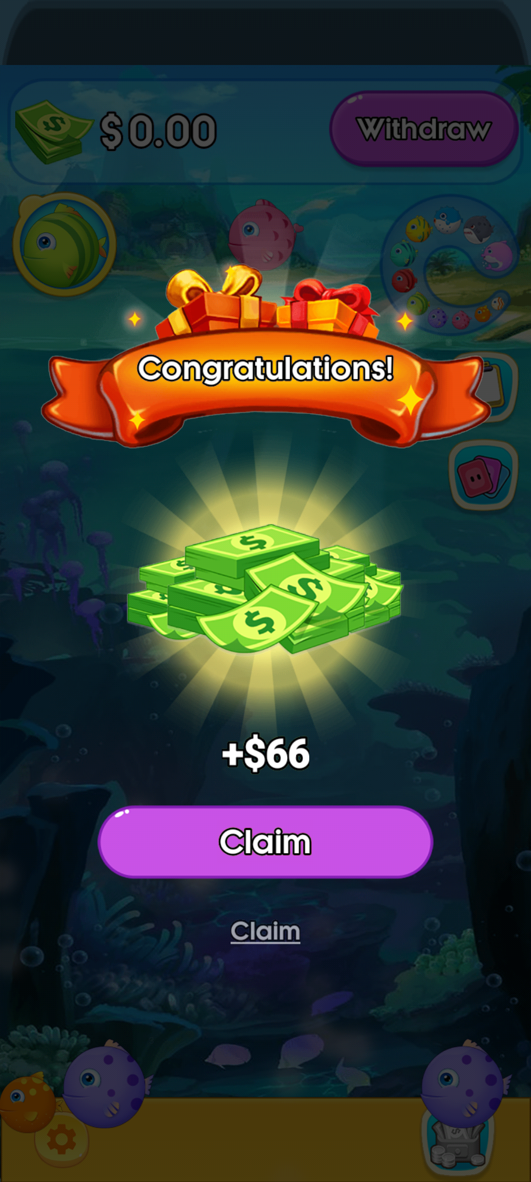 【レビュー】『Marine Fish Merge』 【お金を稼げるゲーム？】 : 怪しいコンテンツ色々まとめ