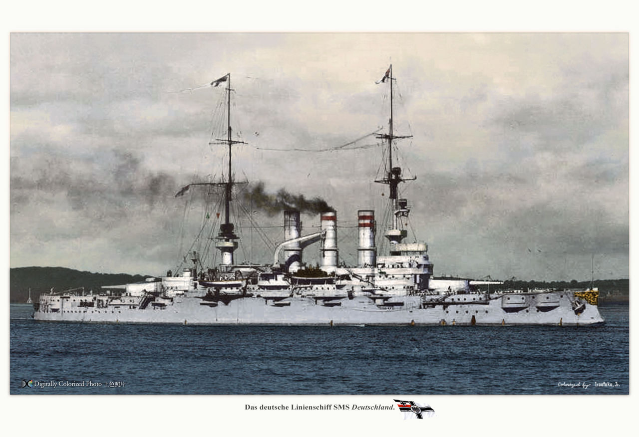 Linienschiff SMS Deutschland 戦艦『ドイッチュラント』 : MONOCHROME SPECTER
