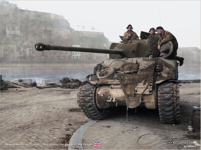 British Sherman Firefly 1944 : MONOCHROME SPECTER