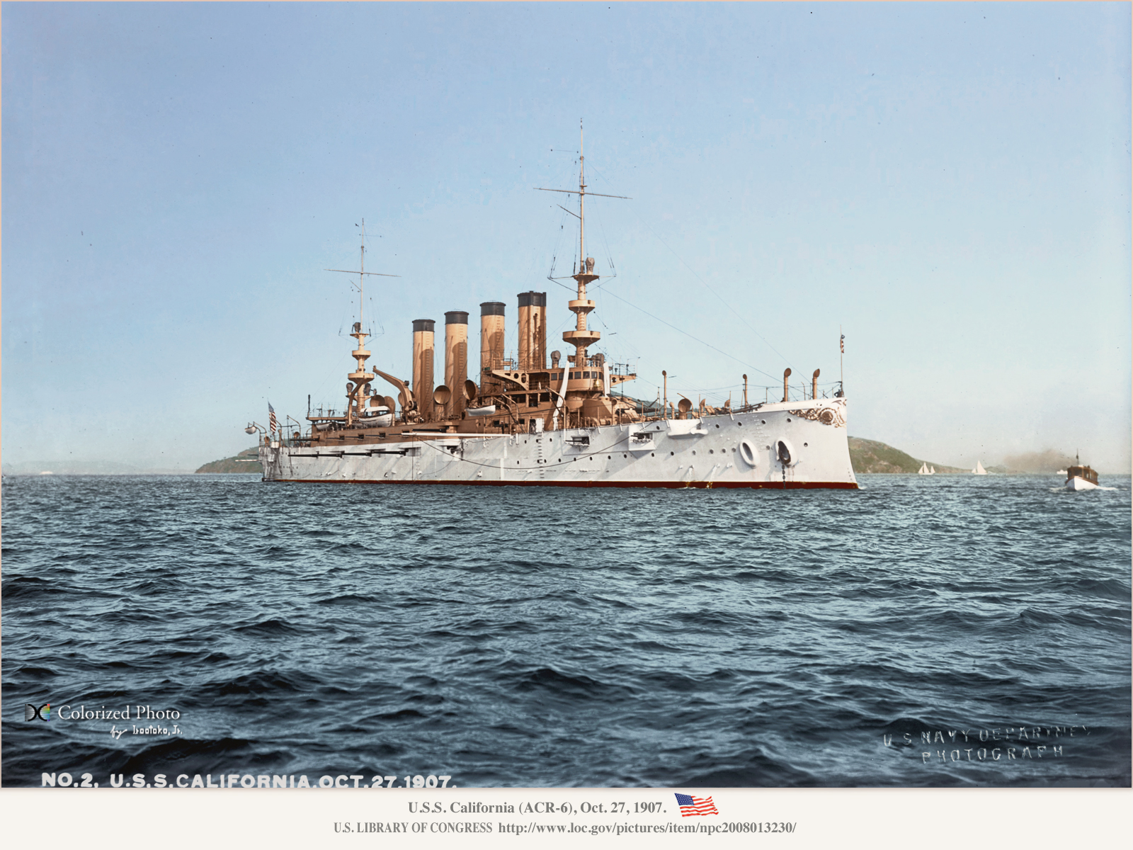 USS California (ACR-6) : MONOCHROME SPECTER