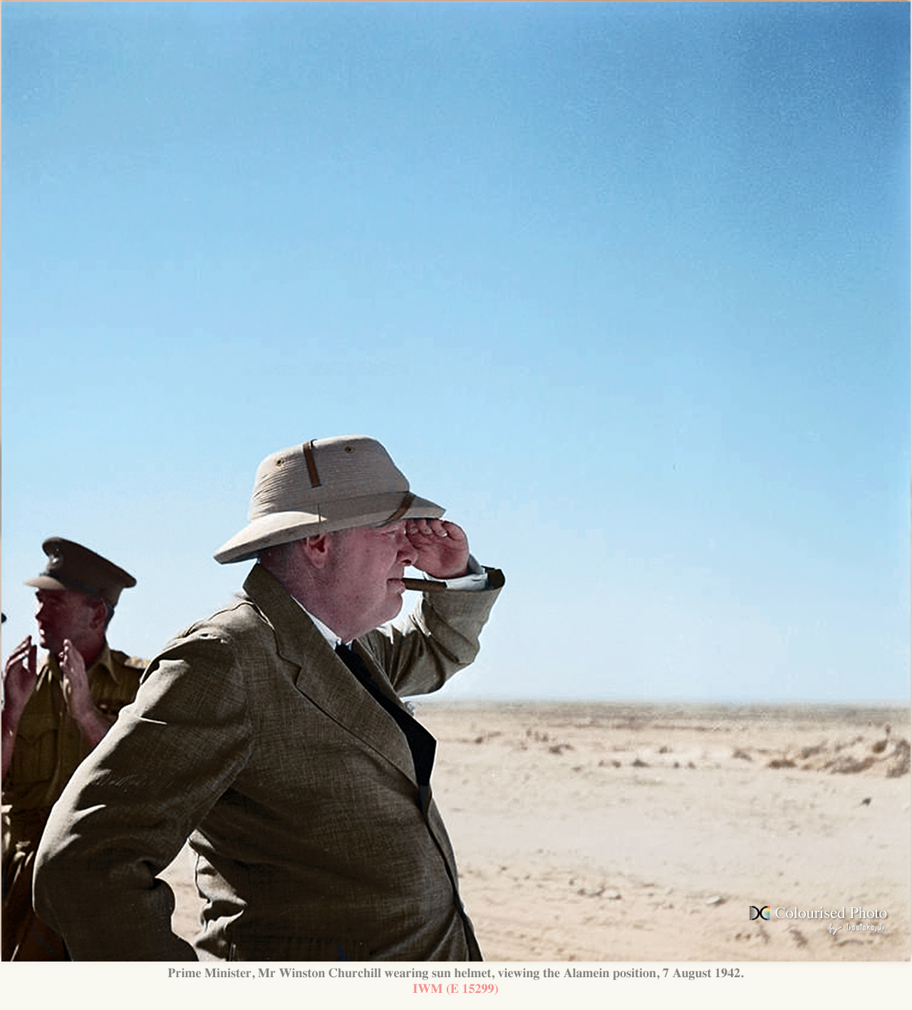 Prime Minister, Mr Winston Churchill : MONOCHROME SPECTER