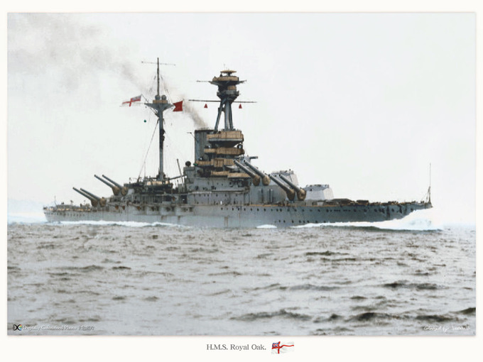 HMS Royal Oak : MONOCHROME SPECTER