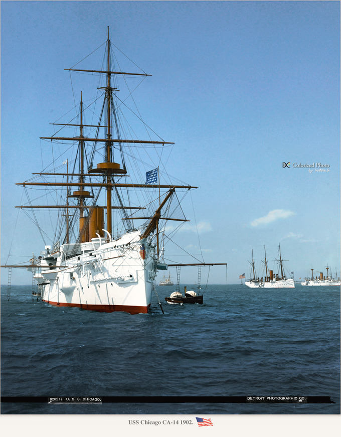 U.S.S. CHICAGO,1902 : MONOCHROME SPECTER