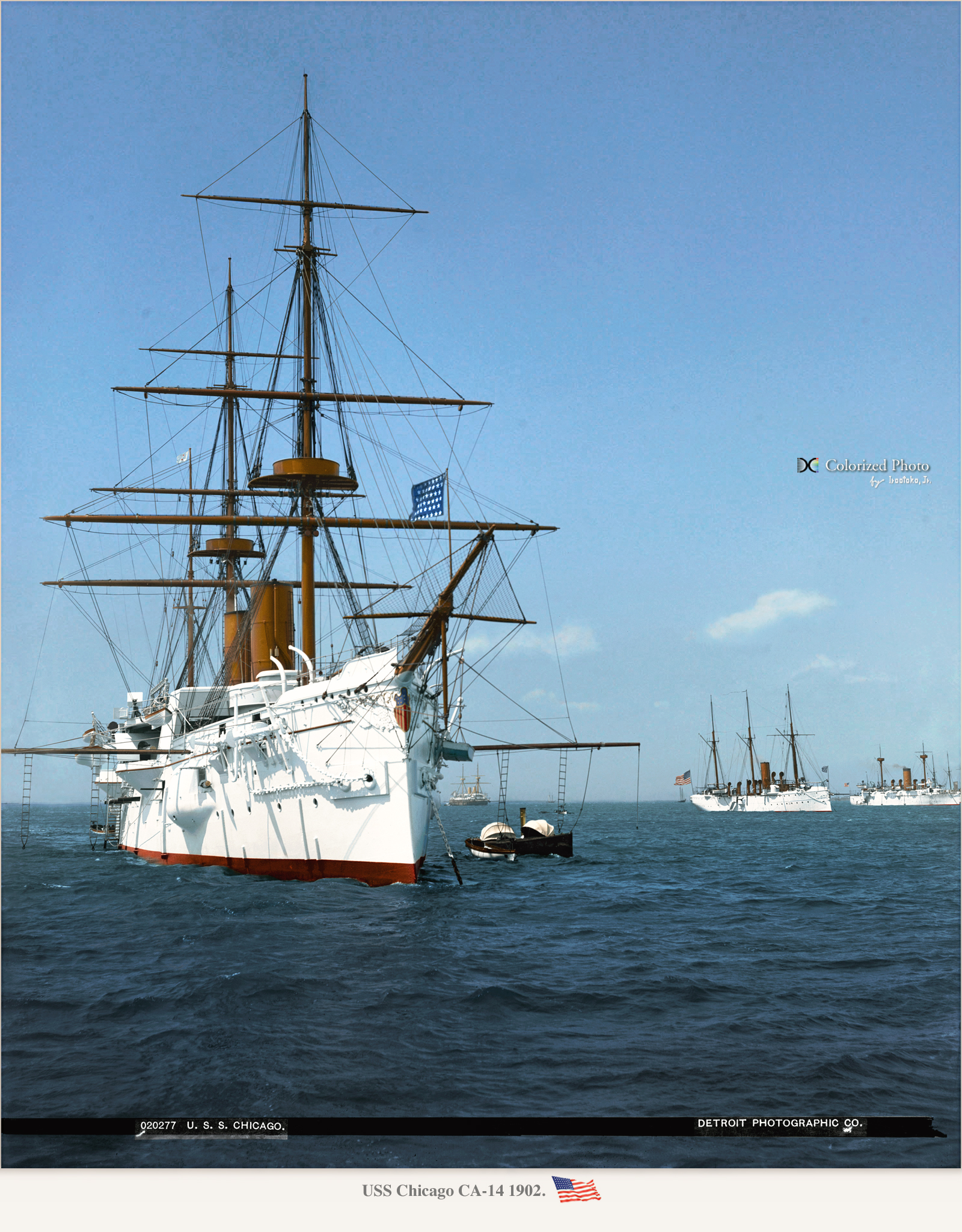 U.S.S. CHICAGO,1902 : MONOCHROME SPECTER