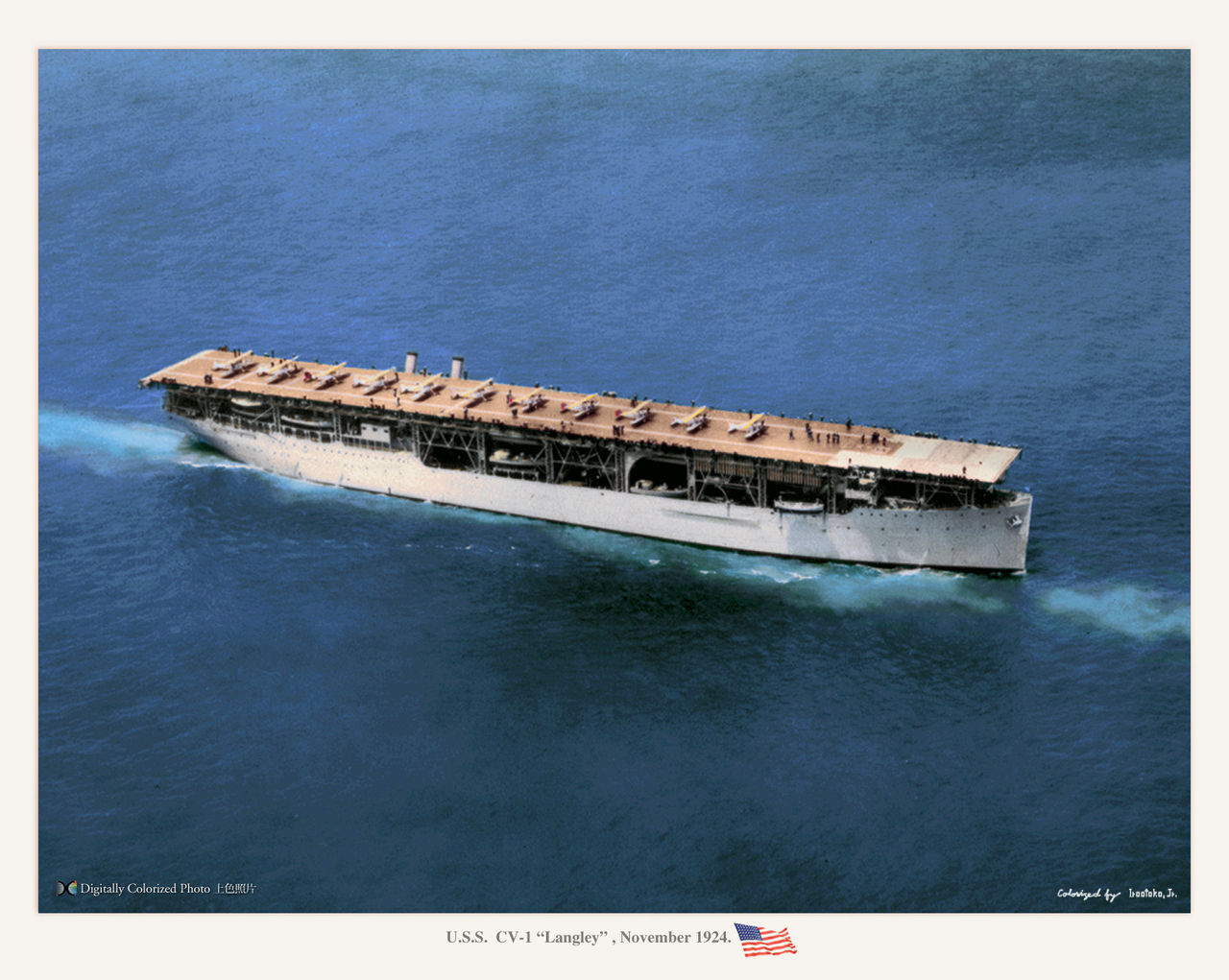 USS Langley (CV-1) 1924 : MONOCHROME SPECTER