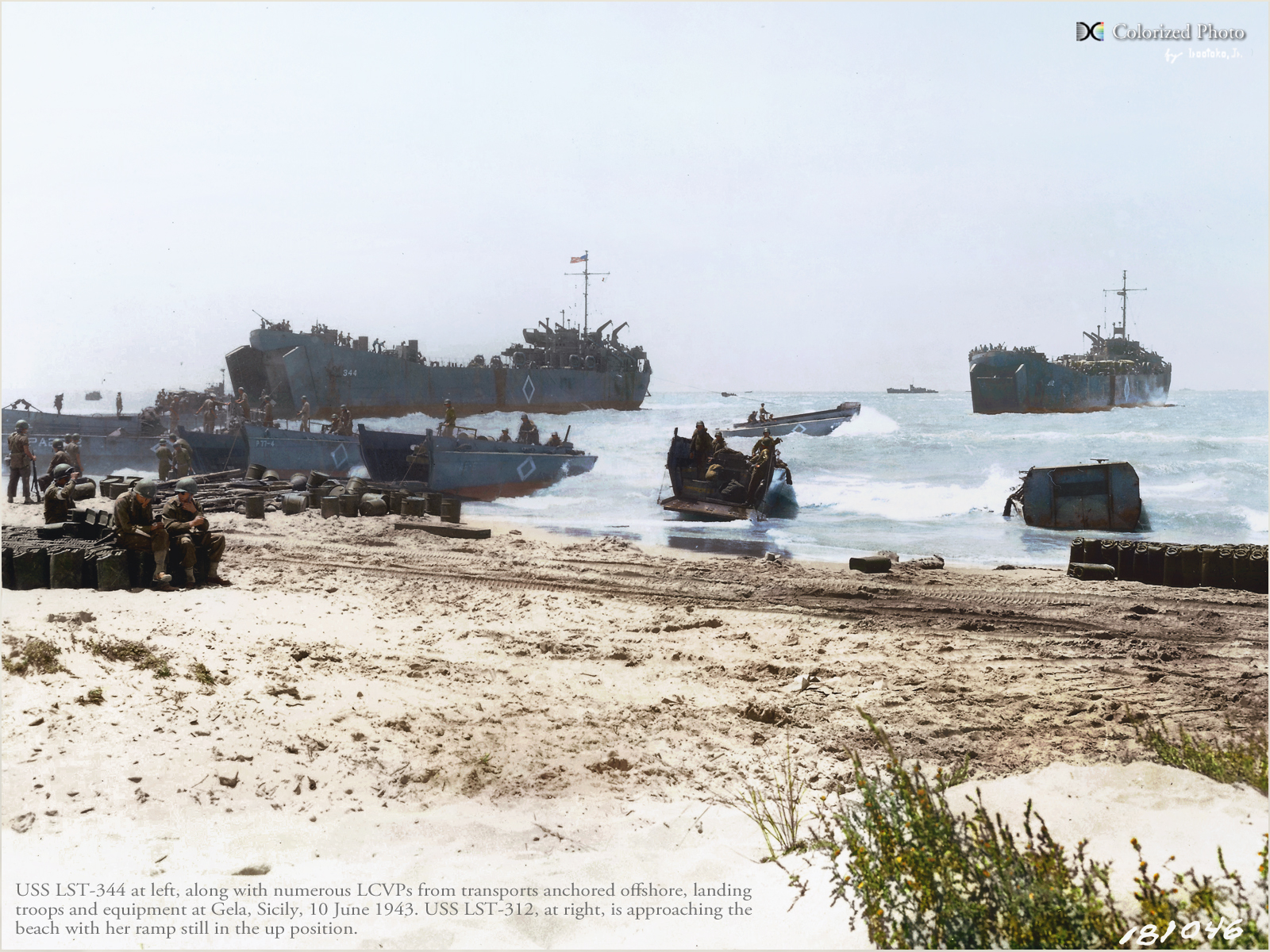 USS LST-344 and LST-312 : MONOCHROME SPECTER