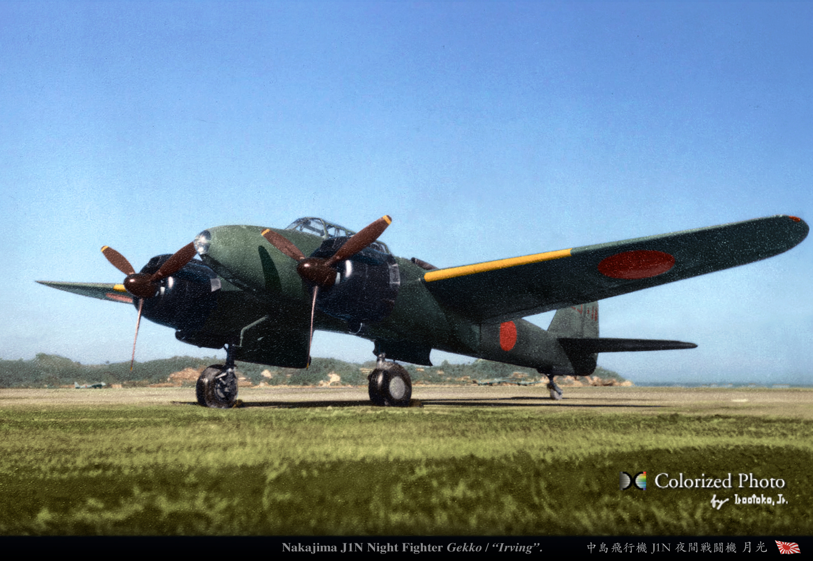 Nakajima J1N Night Fighter Irving : MONOCHROME SPECTER