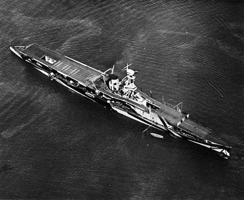 British Aircraft Carrier HMS "Furious" 1918. [800x657] : r/WarshipPorn