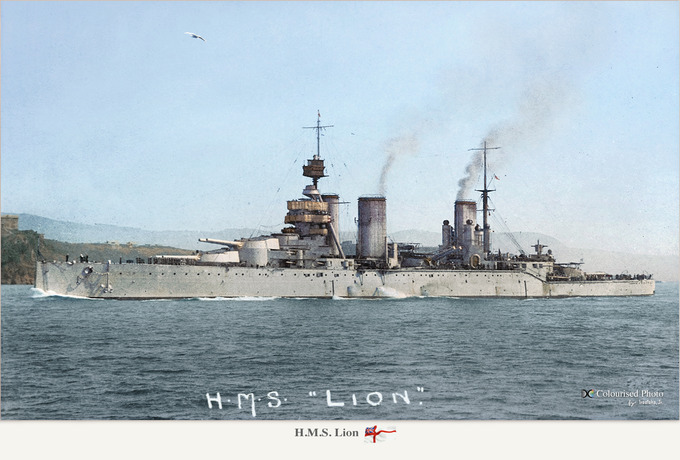 HMS Lion 1916 : MONOCHROME SPECTER