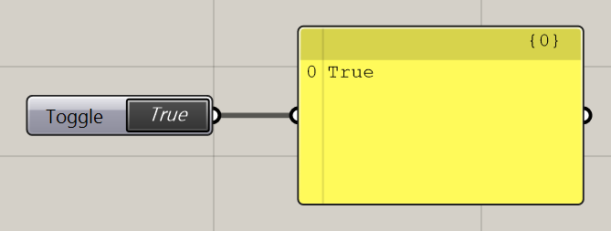 Boolean Toggle（ブーリアントグル） : Grasshopperの使い方