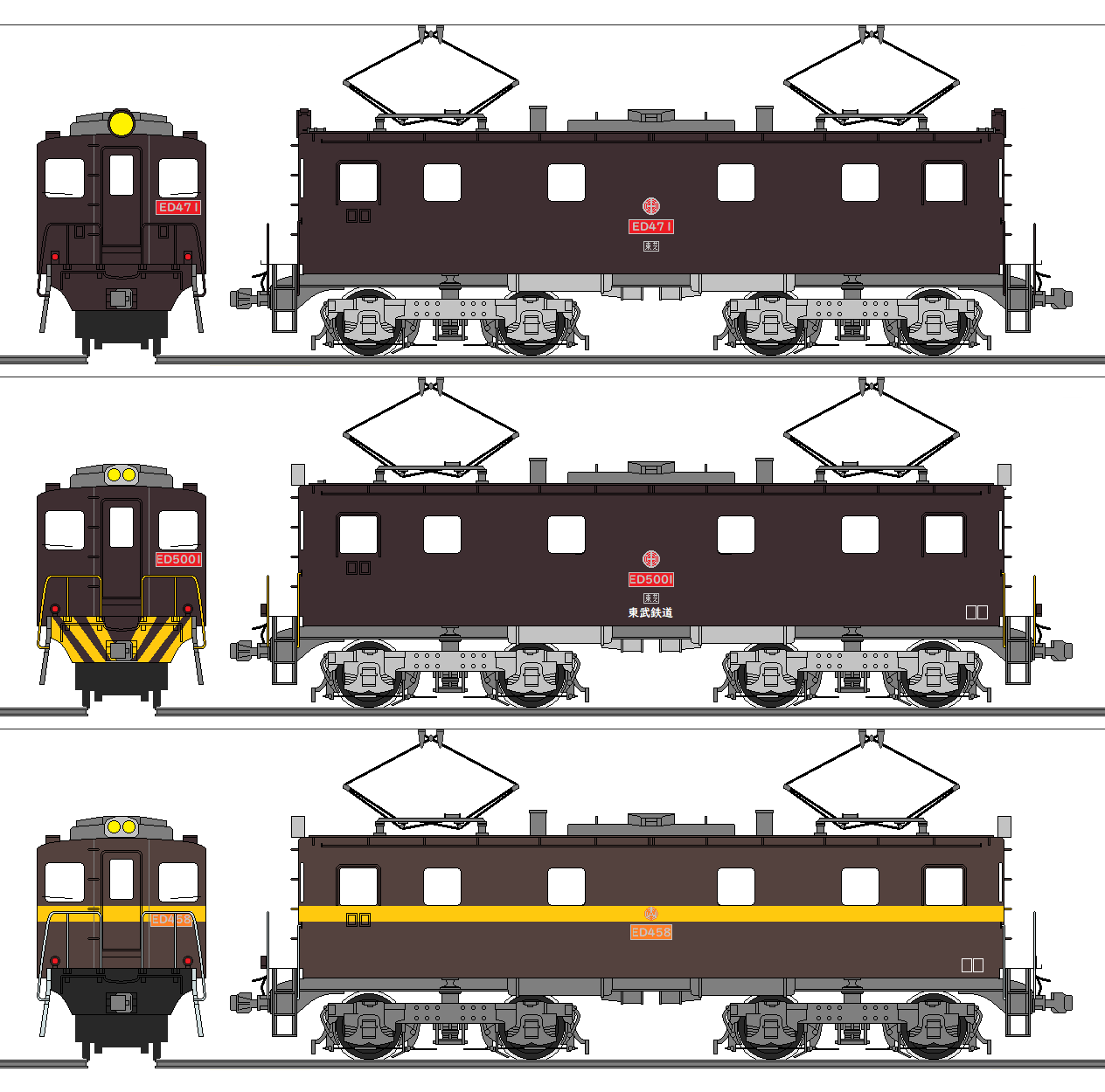 56kumaの趣味日記 : 東武鉄道ED5000形電気機関車