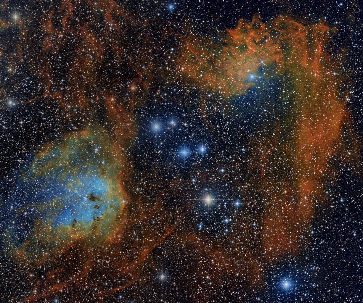 ぎょしゃ座 IC405 IC410 : 岩国の星空と自然のギャラリー