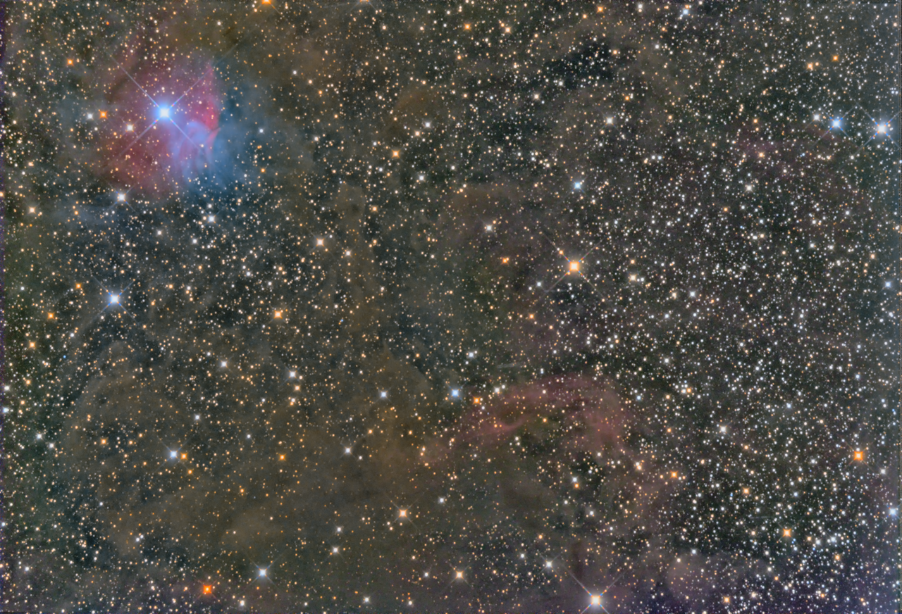 オリオン座 vdB38、Sh2-263付近 : 岩国の星空と自然のギャラリー