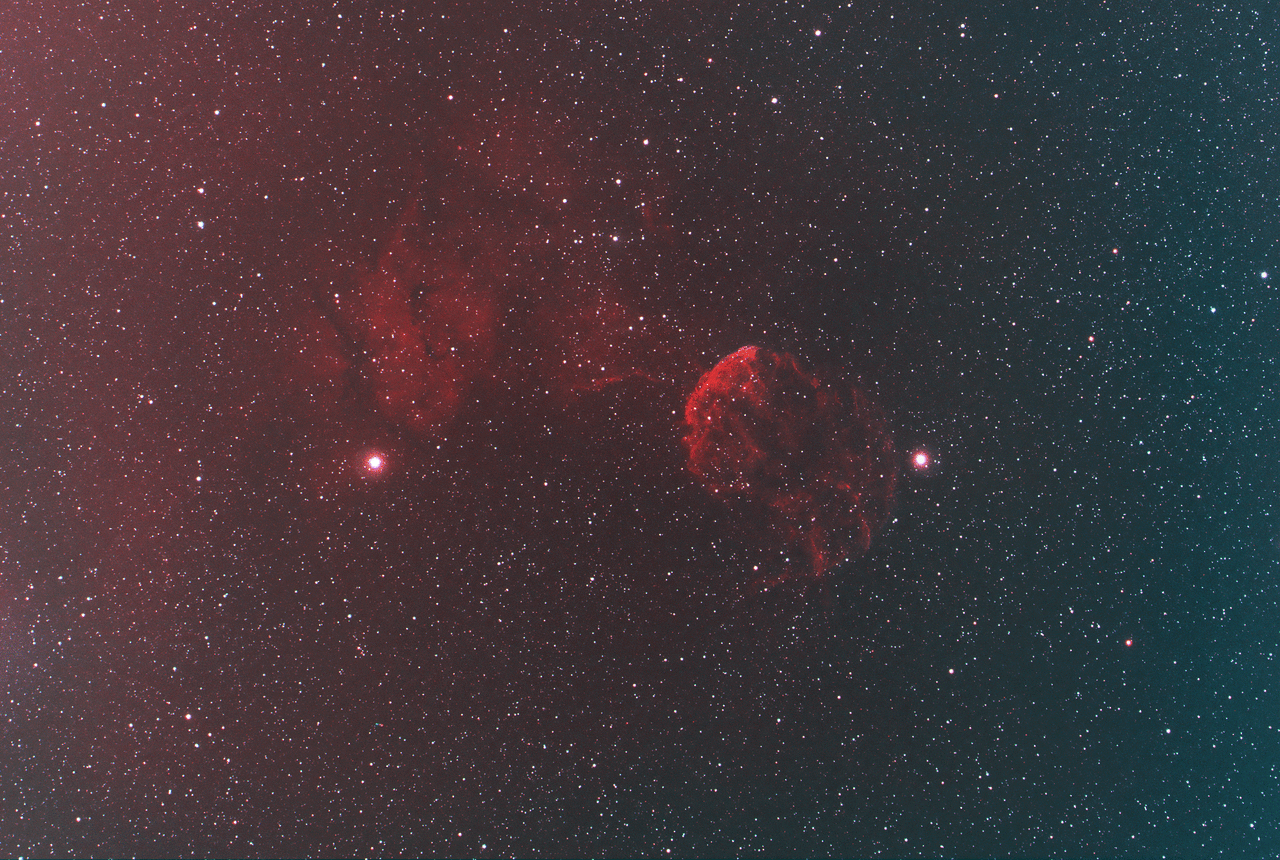 IC443,444(ふたご座)とIC4603~4606(さそり座) : 岩国の星空と自然のギャラリー