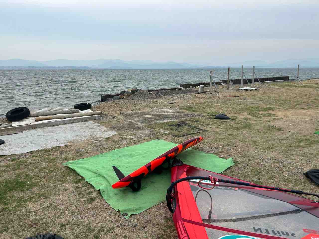 久々に吹いた浜名湖 : j171-takumi