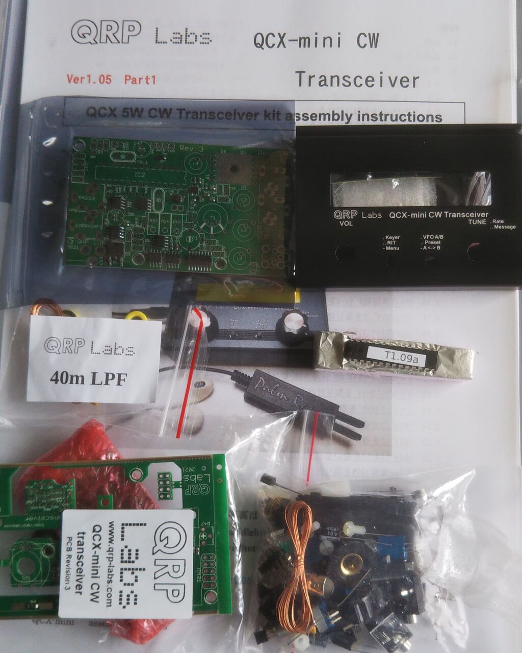 QCX-mini CW : つーとろっとJA1XWK