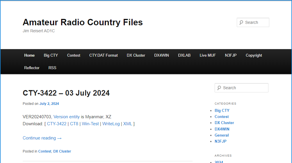 K8K American Samoa対応 cty.datの更新 : 向島ポンポコ日記