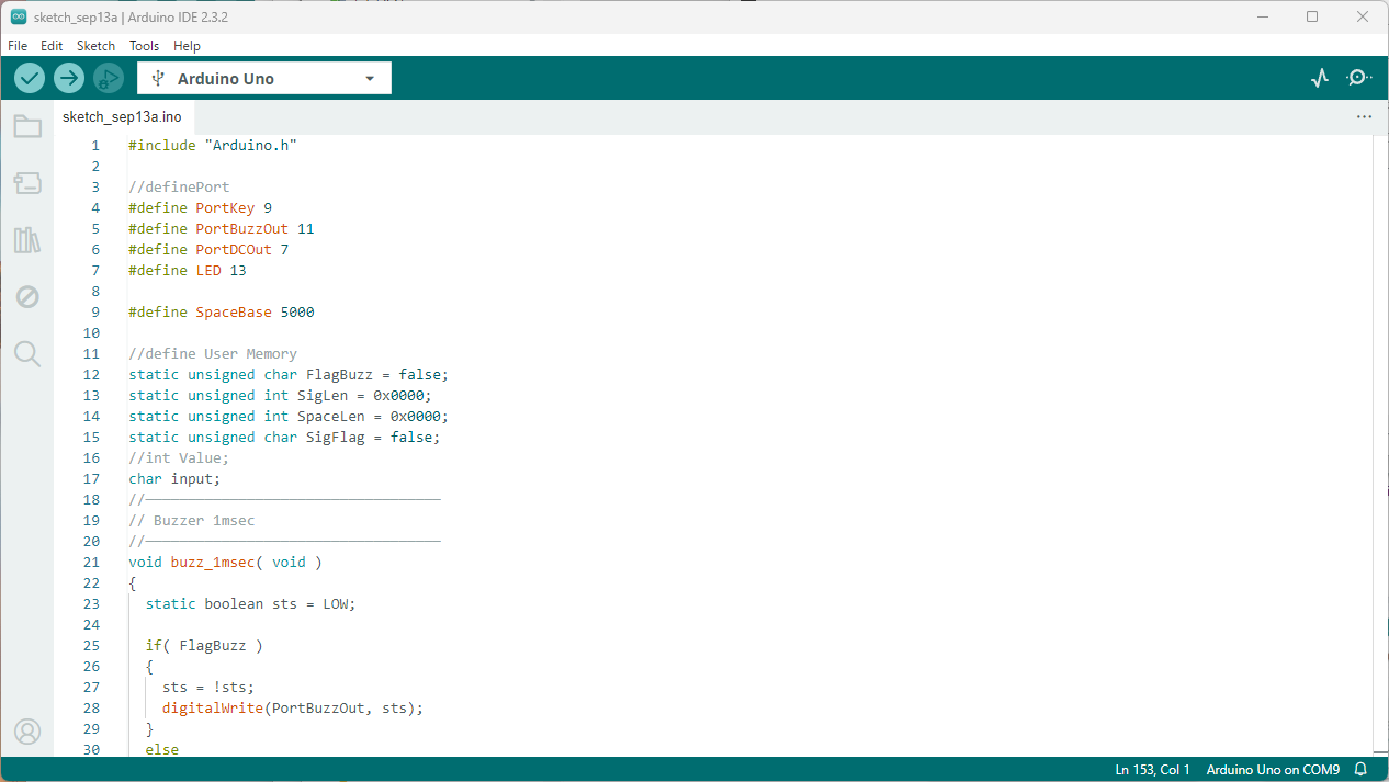 CW Lesson V16 Arduinoのスケッチ書込み : 向島ポンポコ日記