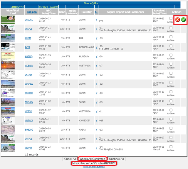 eQSL2ThwによるeQSLコンファーム情報のHAMLOGへの自動記入（改版） : 向島ポンポコ日記