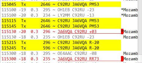 JA6VQAのblog : 執念のC92RU 12mFT8