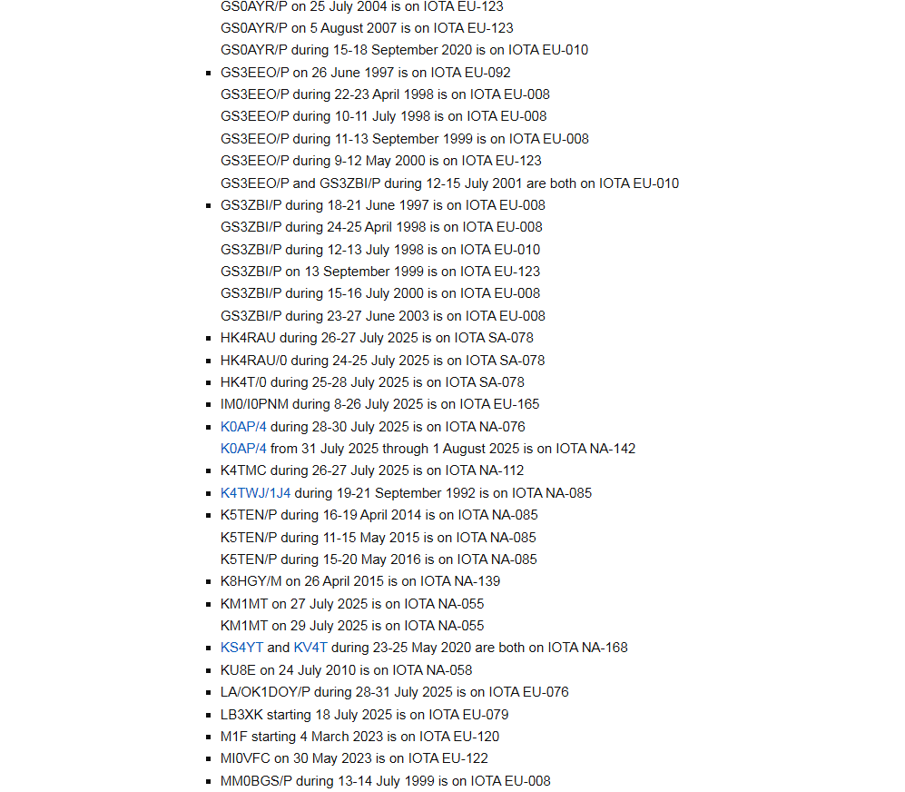 西の果てから「じゃぱ～ん」を叫ぶ : Loging Software IOTA item by DX4WIN etc.