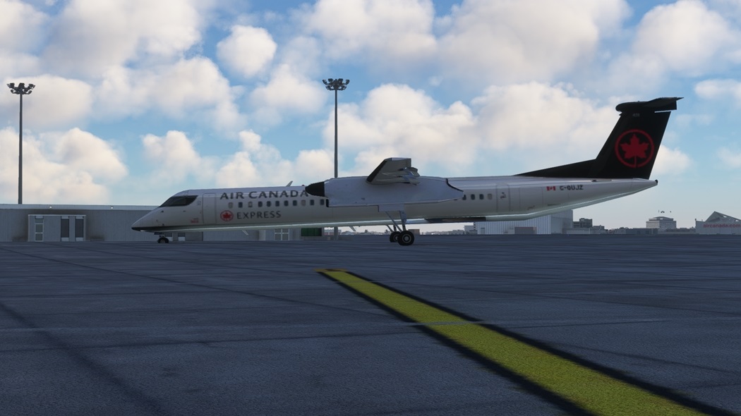 フライトログ No.509 大から小まで CYUL-CYYZ : 世界旅行計画in仮想空間