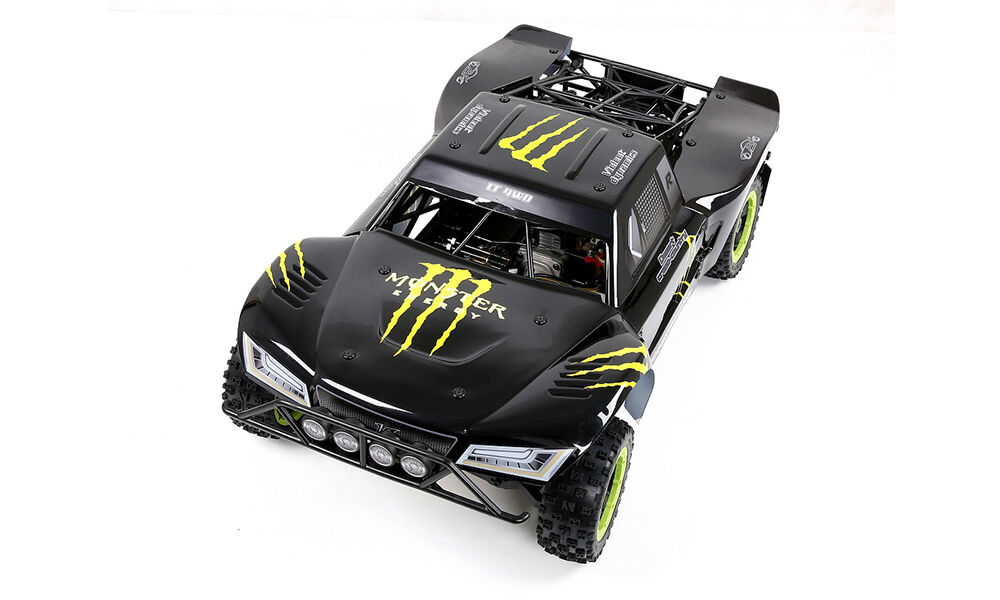 ROVAN 45ccエンジン4WDRCカー ROFUN LT 450 ブラック 受信機・サーボ・送信機etcすべて揃ったエンジン : ガソリン ...