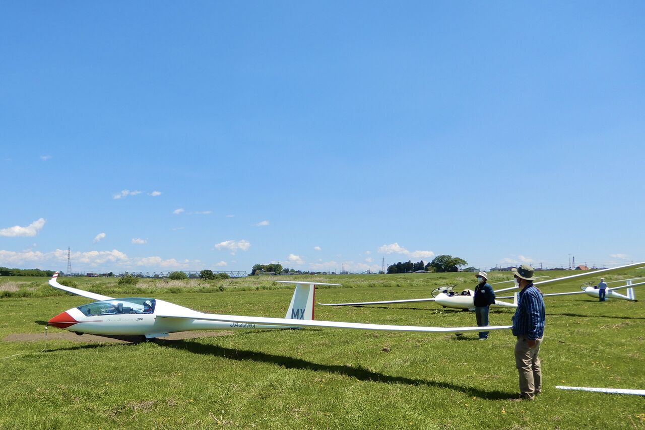 空を遊ぼう - いたくらグライダーライフ : 板倉レポート GW 5月3日(火), 4日(水), 5日(木)