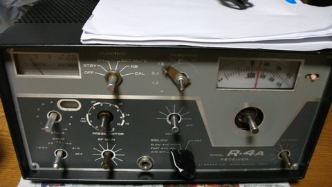 je1jbkのブログ:DRAKE R4A ジャンク到着！(その1、とりあえずチェーック！)