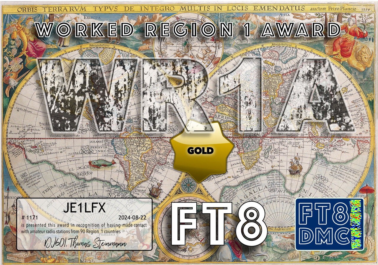 JE1LFX's Blog : WR1A-GOLD