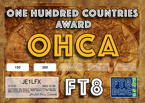 JE1LFX's Blog : OHCA 200