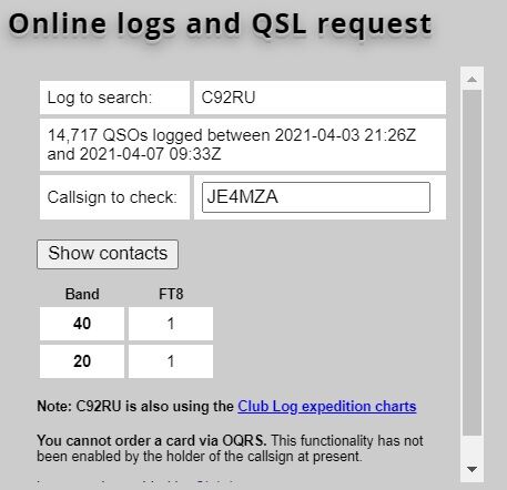 C92RU on 17m : je4mzaのblog