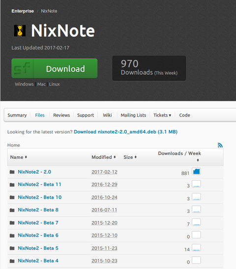 Linux版Evernote - NixNote （2017 Apr. 10th） : 私的世界観