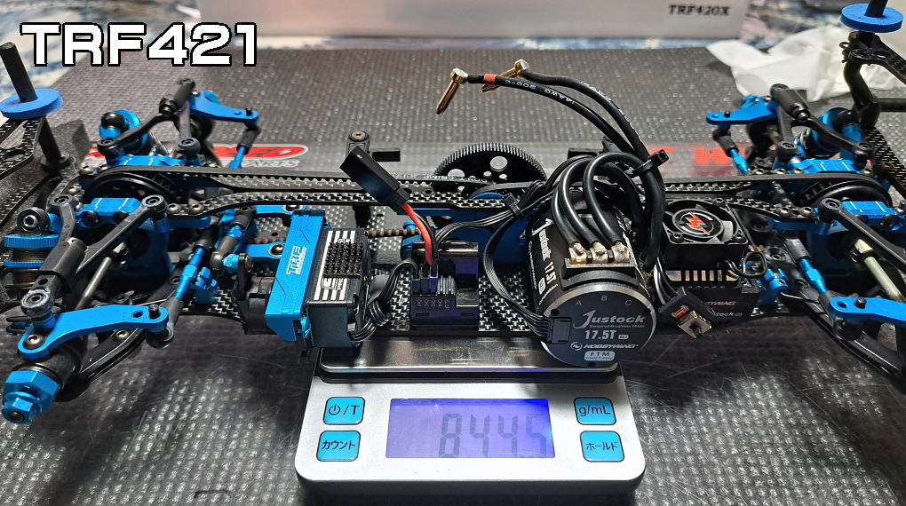 「TRF420X・MID」車軸重量測定：「TRF421」比較 : プラドの趣味の備忘録