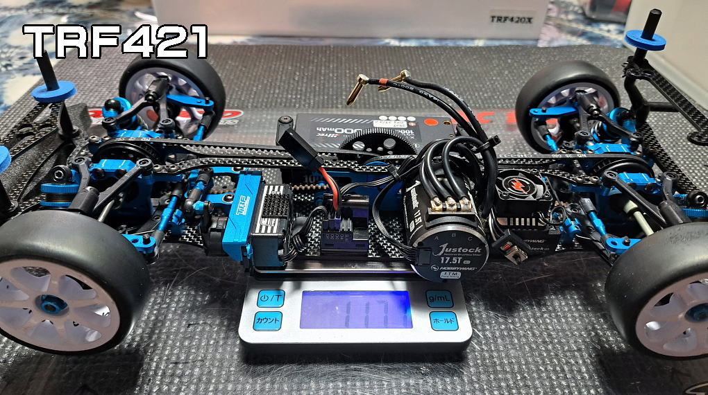 「TRF420X・MID」車軸重量測定：「TRF421」比較 : プラドの趣味の備忘録