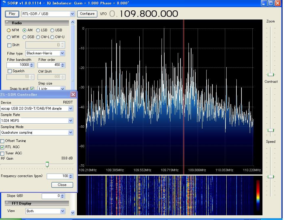HFコンバーター(TT@北海道さん製）+TV28Tv2DVB-T(R820T)+SDR＃のRF Gainの調整 : pupのブログ